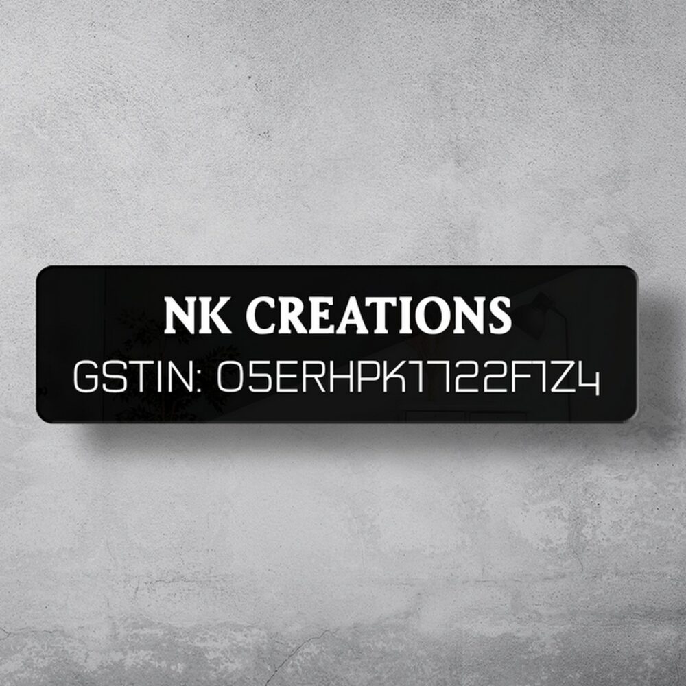 Buy GST Number Plates Online – Custom Engraved Name Boards for Shops ...