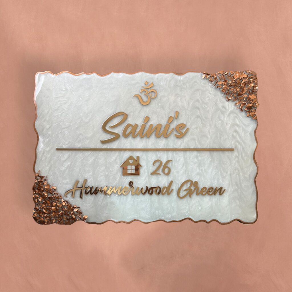 Resin Nameplate 💯 Modeco Arts